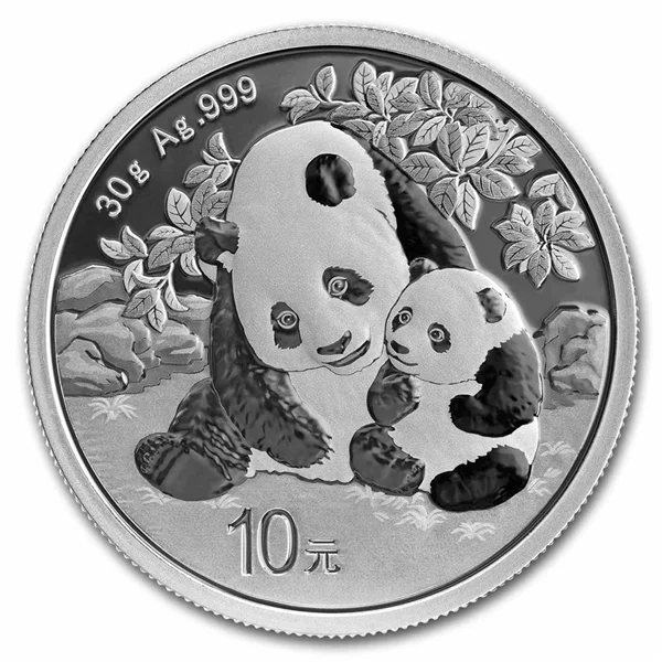 Chinese Panda 30g 2024 Chinese Panda Silver Coin- pmmktplace Singapore